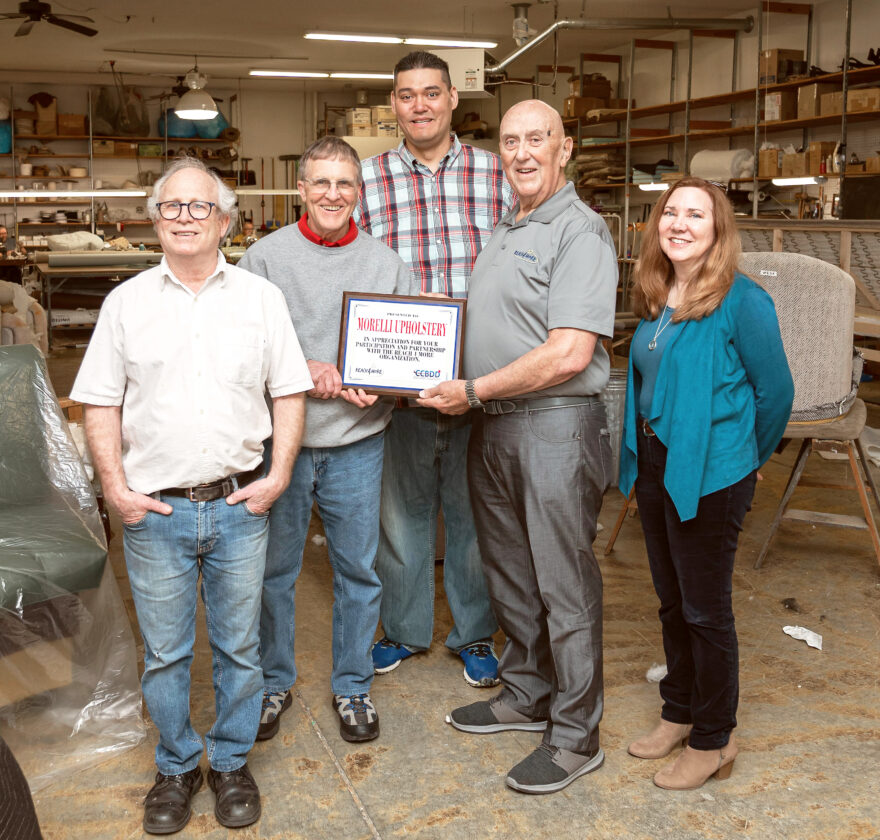 Morelli Upholstery recognized by CCBDD | News, Sports, Jobs - Salem News